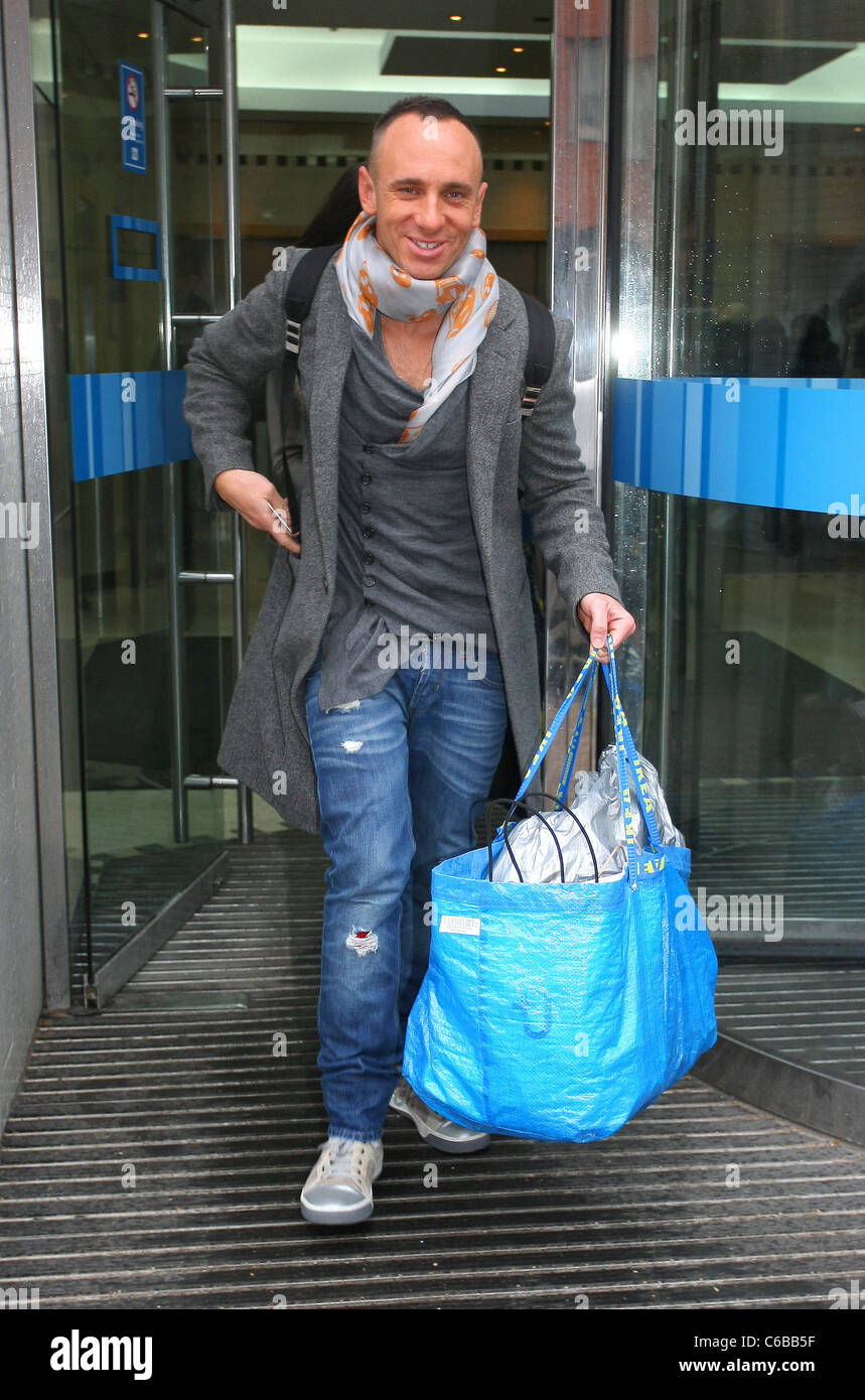 Mark Hayes leaves the ITV studios London, England - 12.02.10 Stock ...