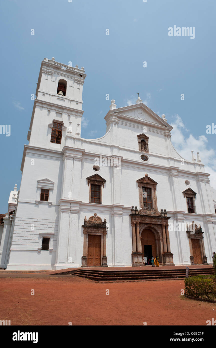 Sé Cathedral of Santa Catarina in Velha Goa, India Stock Photo - Alamy