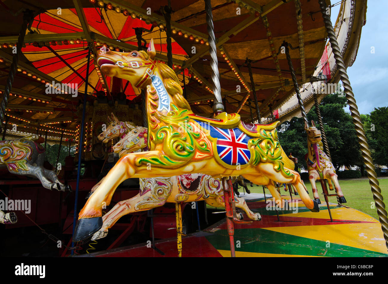 Roundabout Horse High Resolution Stock Photography and Images - Alamy