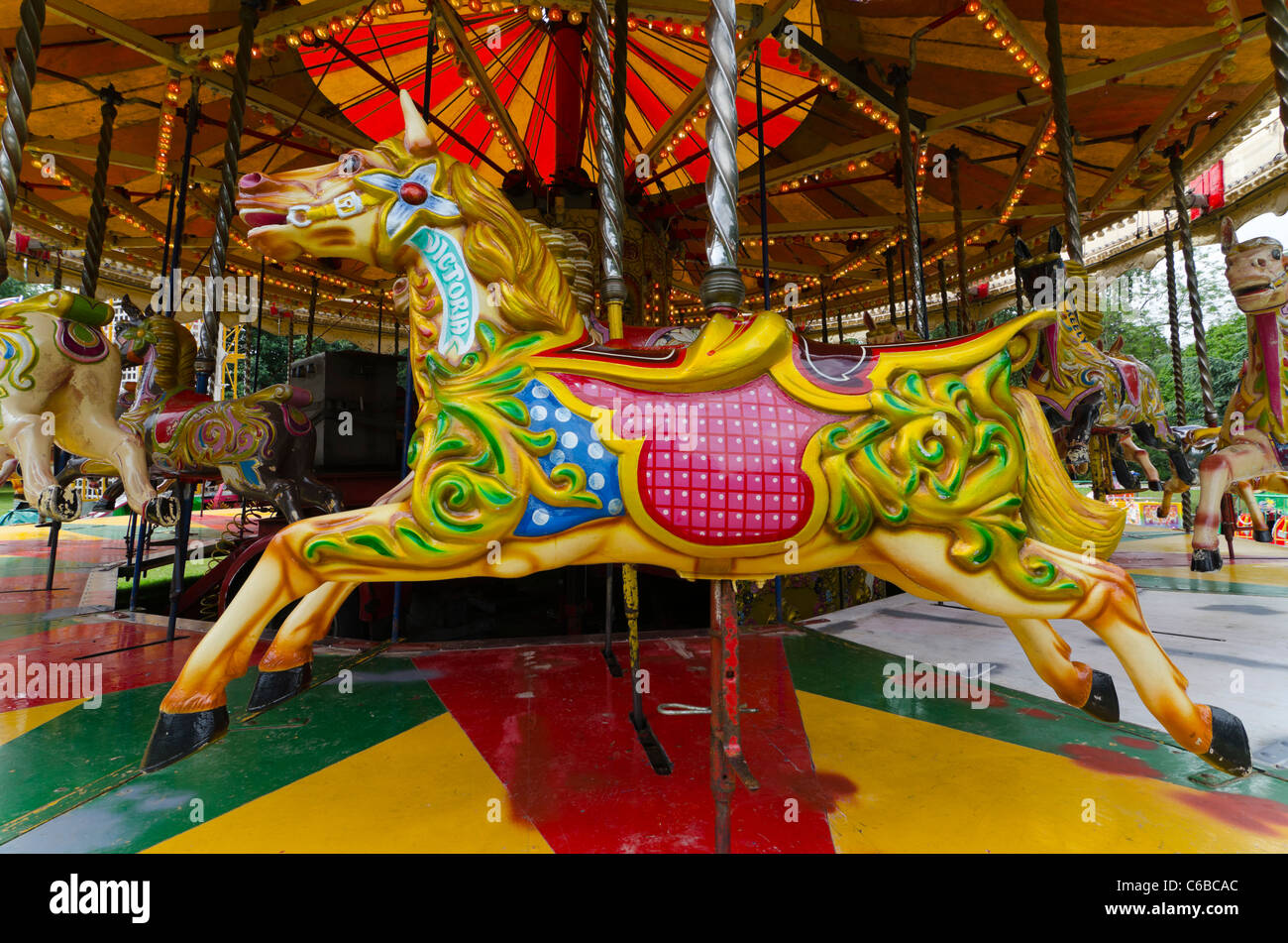 Fair roundabout hi-res stock photography and images - Alamy