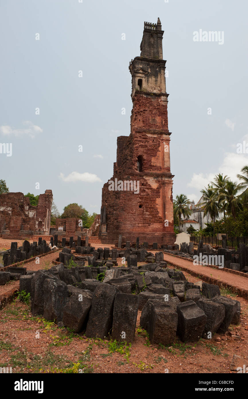 Bell tower goa church hi-res stock photography and images - Alamy