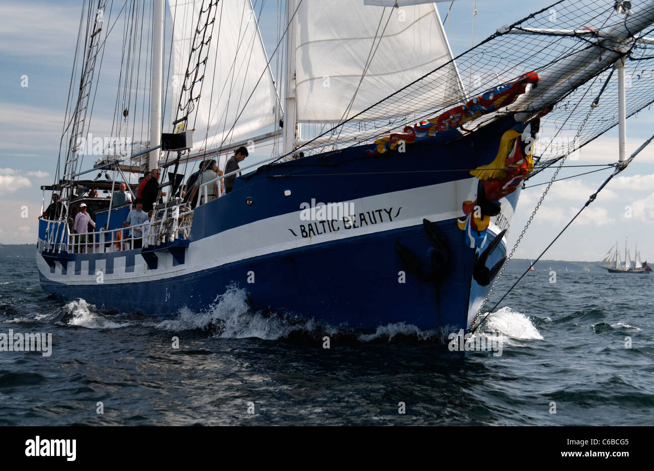 Baltic Beauty : schooner, maritime festival, Brest (Brittany, France ...