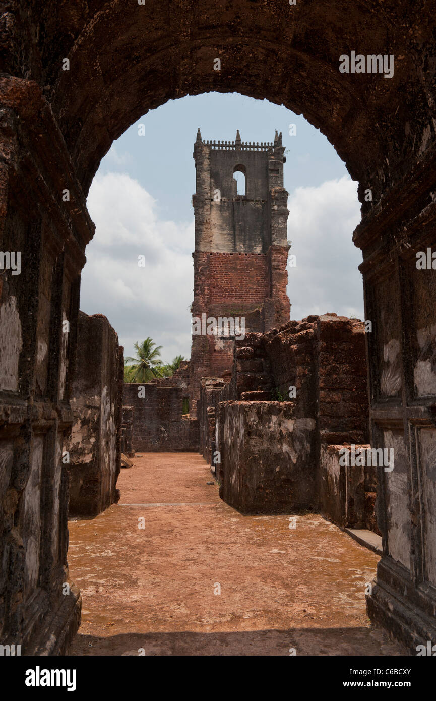 Bell tower goa church hi-res stock photography and images - Alamy