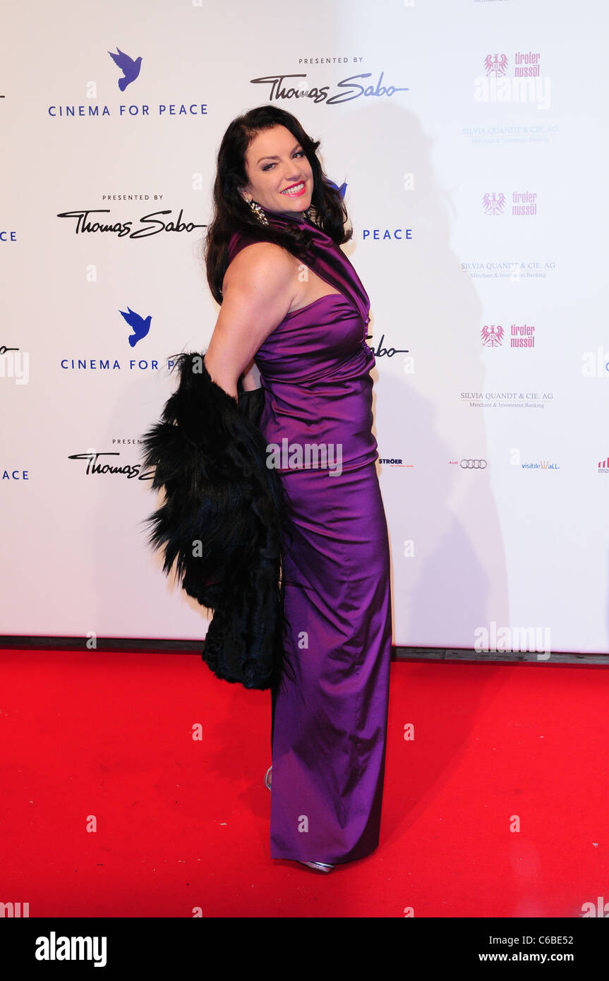Christine Neubauer at the 'Cinema For Peace' gala at Konzerthaus am ...