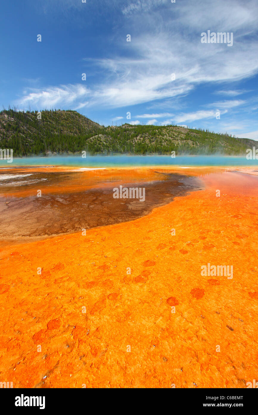 Grand prismatic spring rainbow hi-res stock photography and images - Alamy