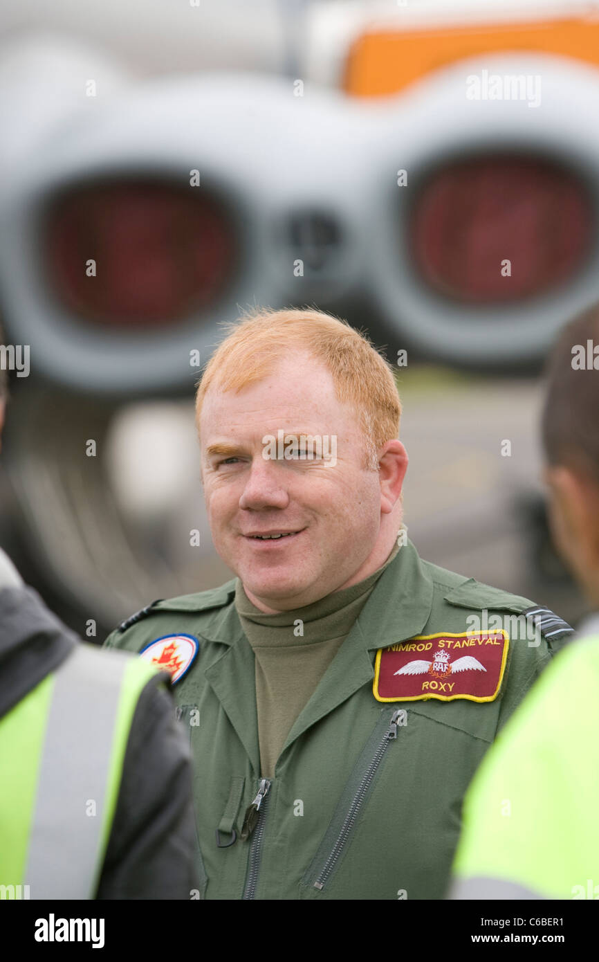 Last ever RAF Nimrod flight - Squadron Leader Stuart "Roxy" Roxburgh ...