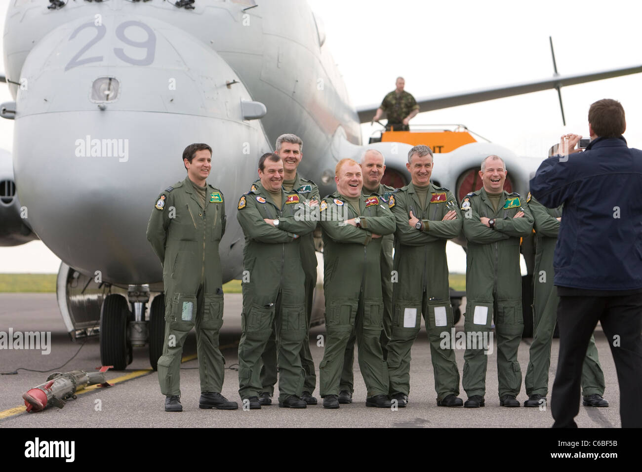 Last ever RAF Nimrod flight - Squadron Leader Stuart "Roxy" Roxburgh ...