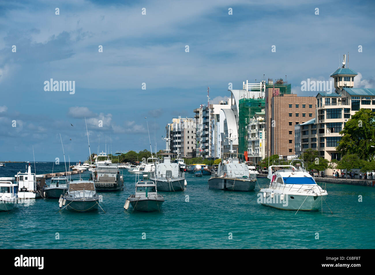 Malé Harbour and Waterfront, Maldives Stock Photo - Alamy