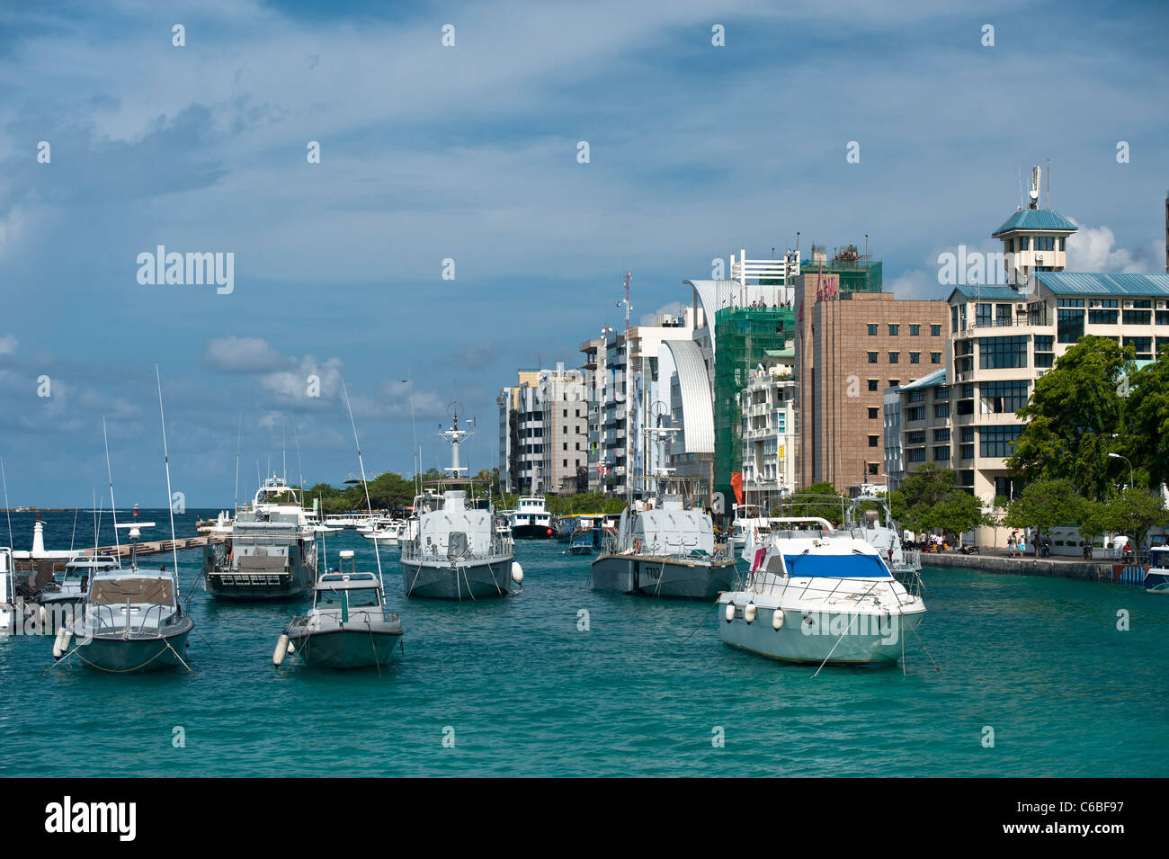 Malé Harbour and Waterfront, Maldives Stock Photo - Alamy