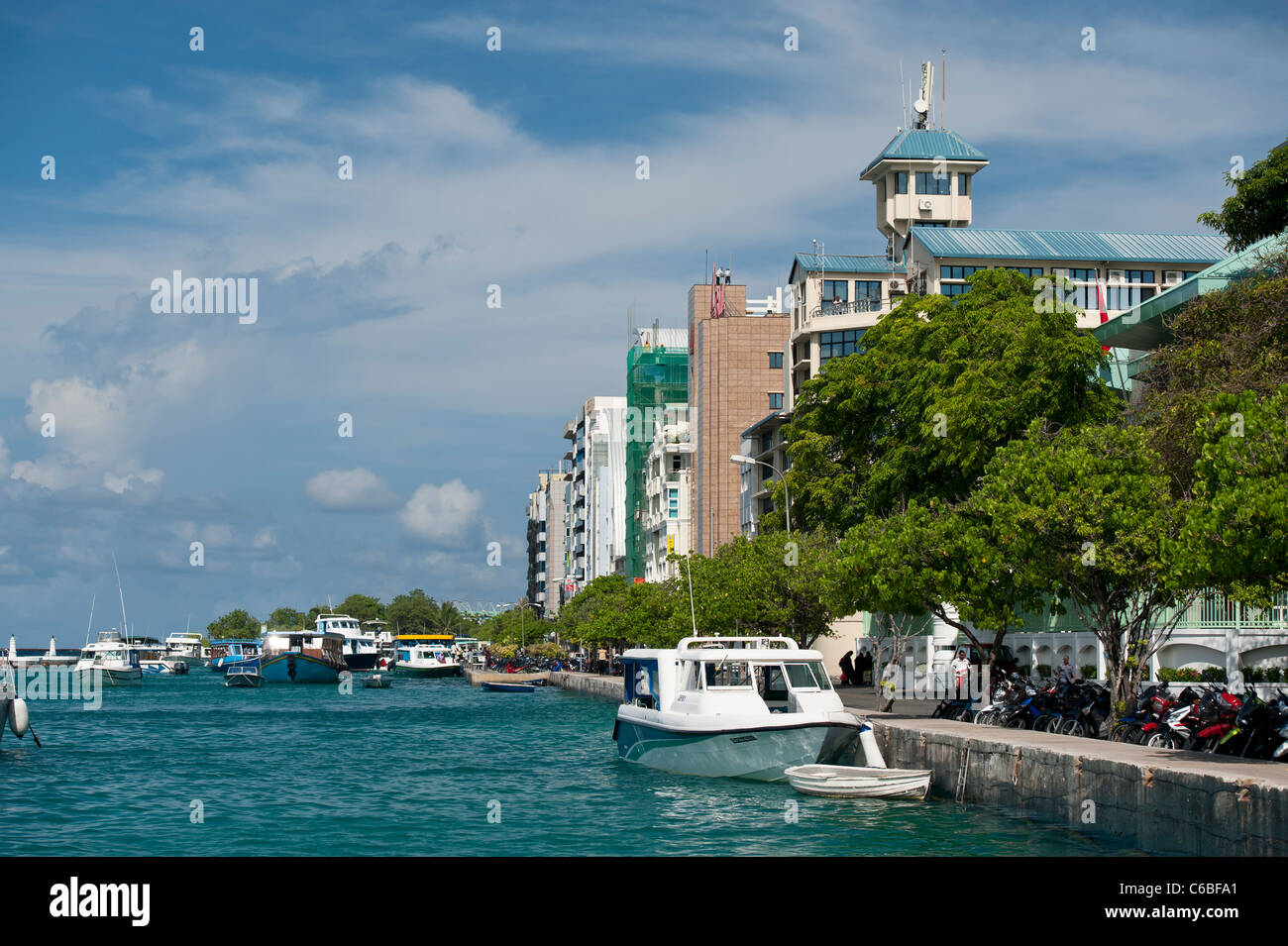 Malé Harbour and Waterfront, Maldives Stock Photo - Alamy