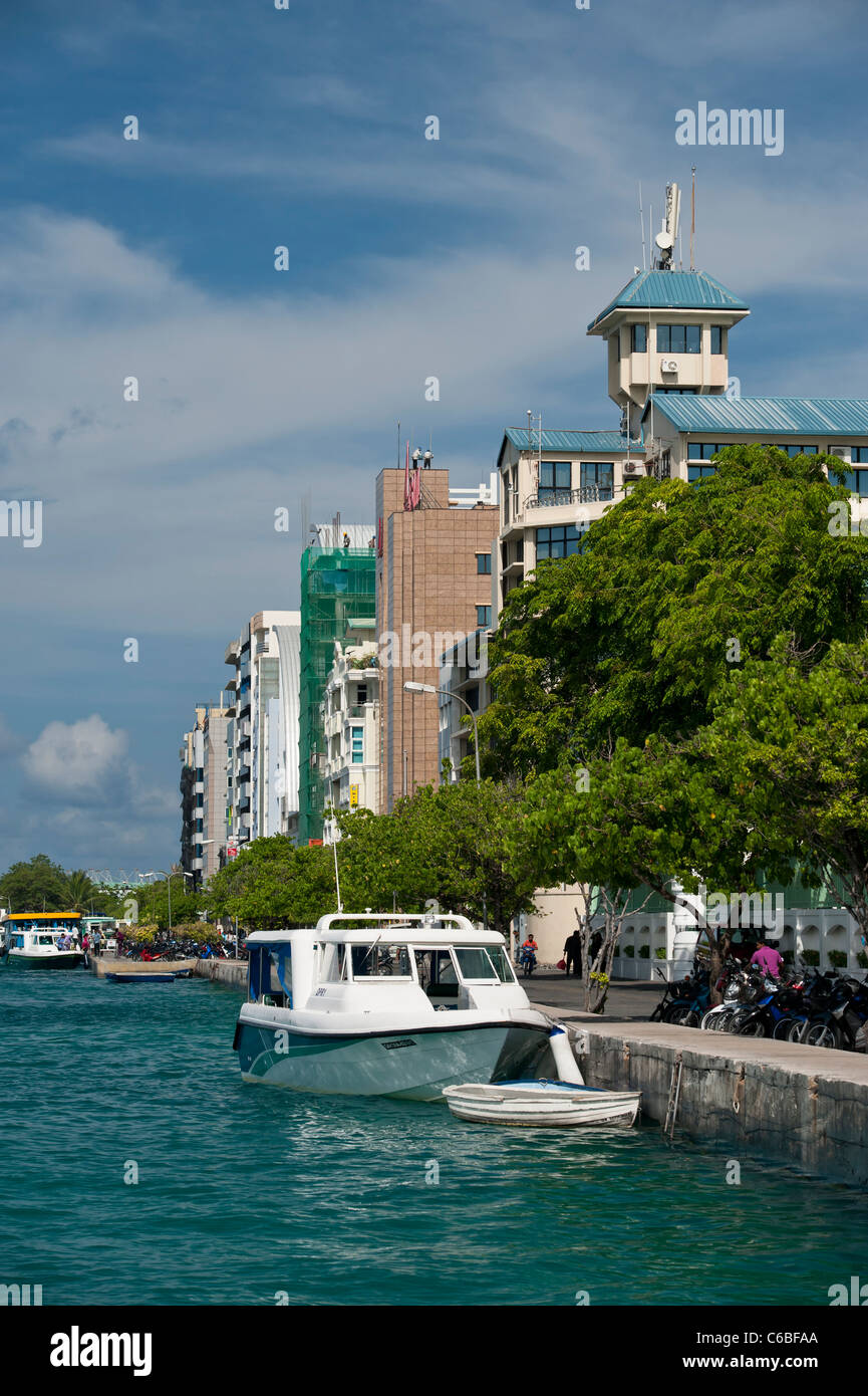 Malé Harbour and Waterfront, Maldives Stock Photo - Alamy