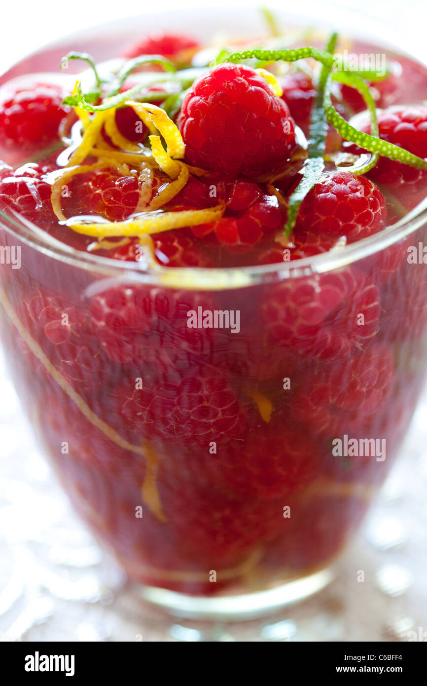 Raspberry glass hi-res stock photography and images - Alamy