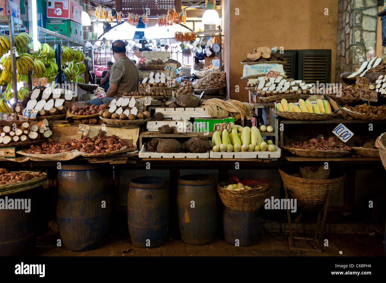 Port louis central market hi-res stock photography and images - Alamy
