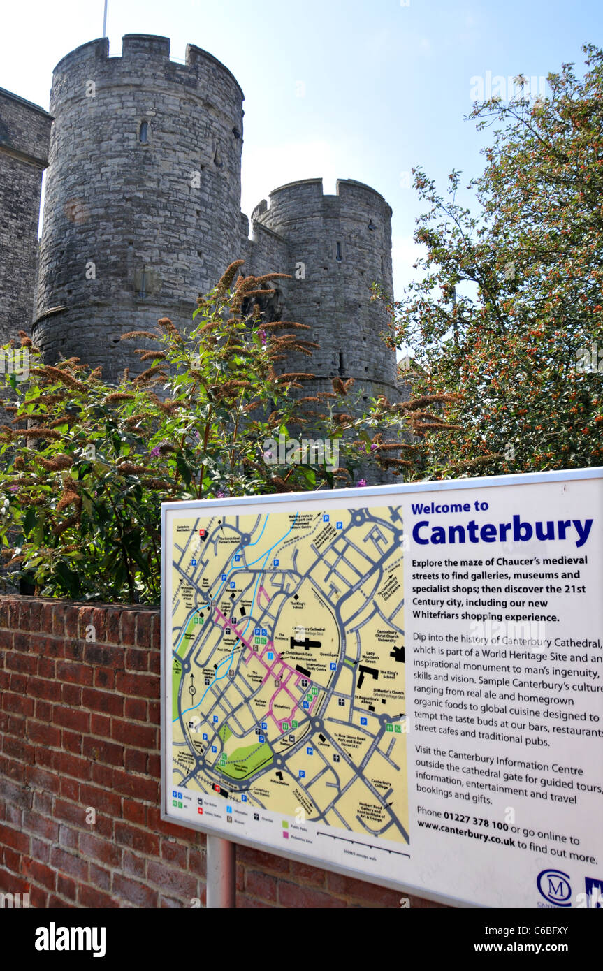 Map of canterbury hi-res stock photography and images - Alamy