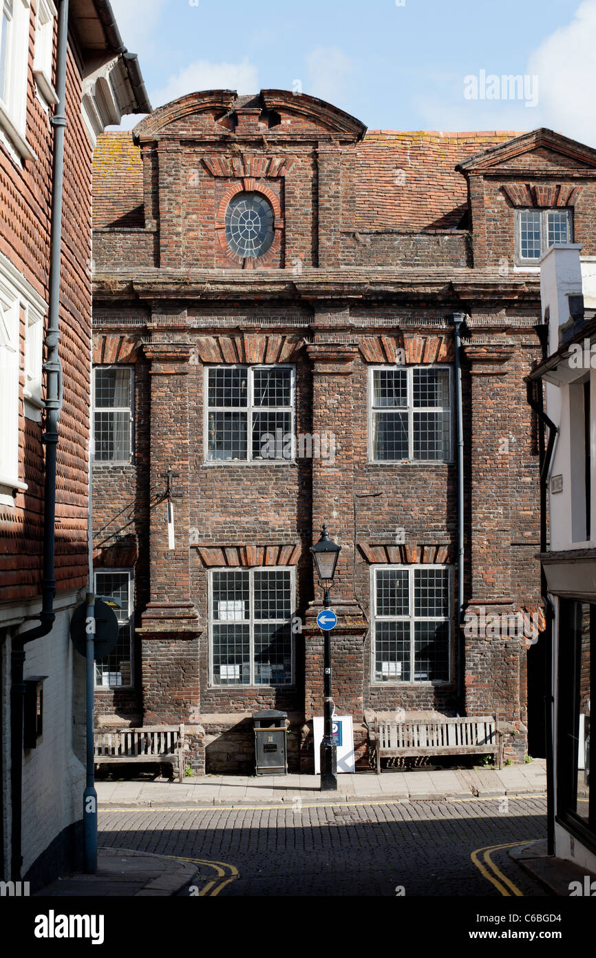 The old grammar school. Rye High Street, East Sussex, England, UK Stock ...