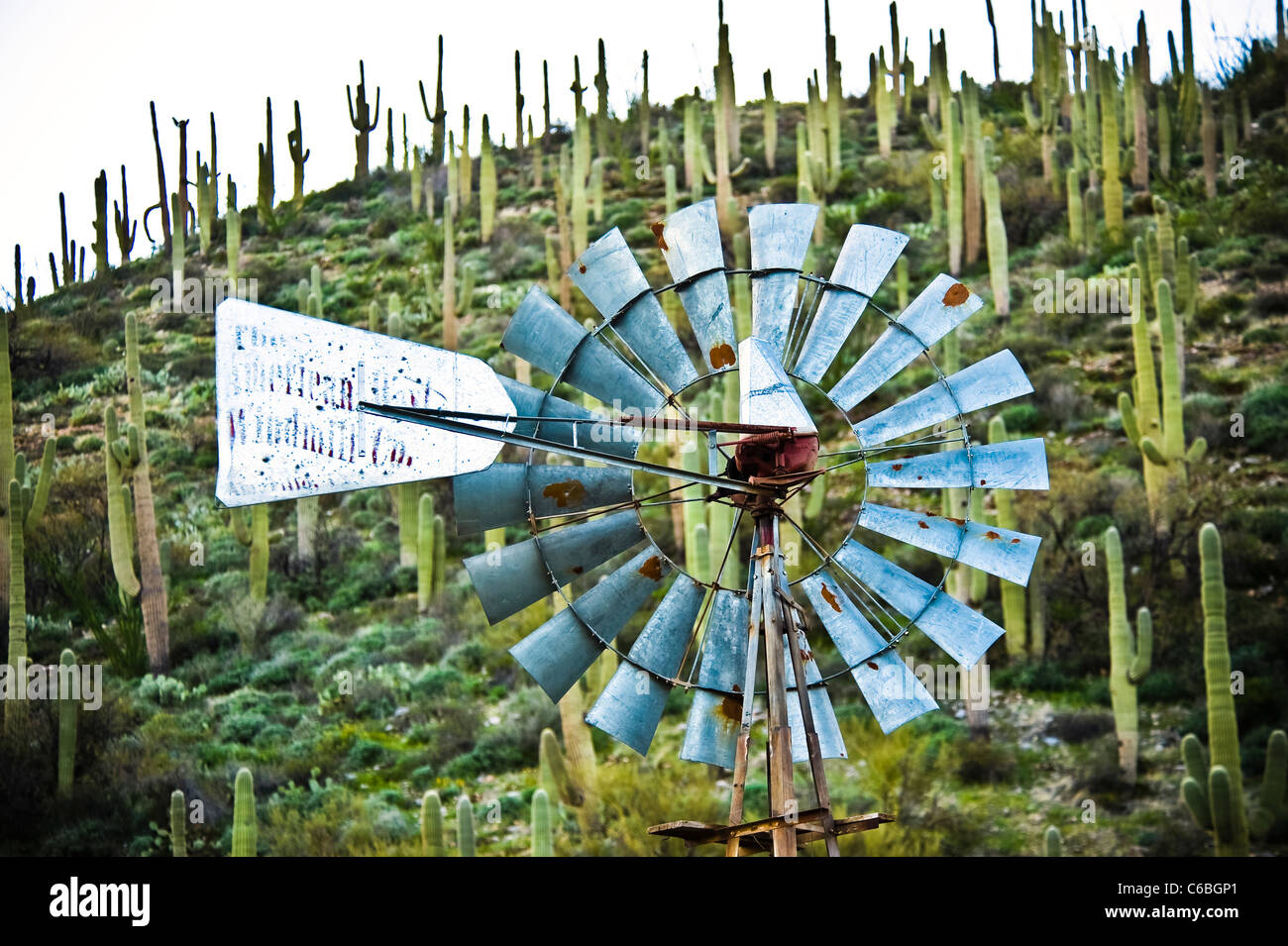 The Hewitt Canyon Windmill has been here since 1961 and has pumped ...