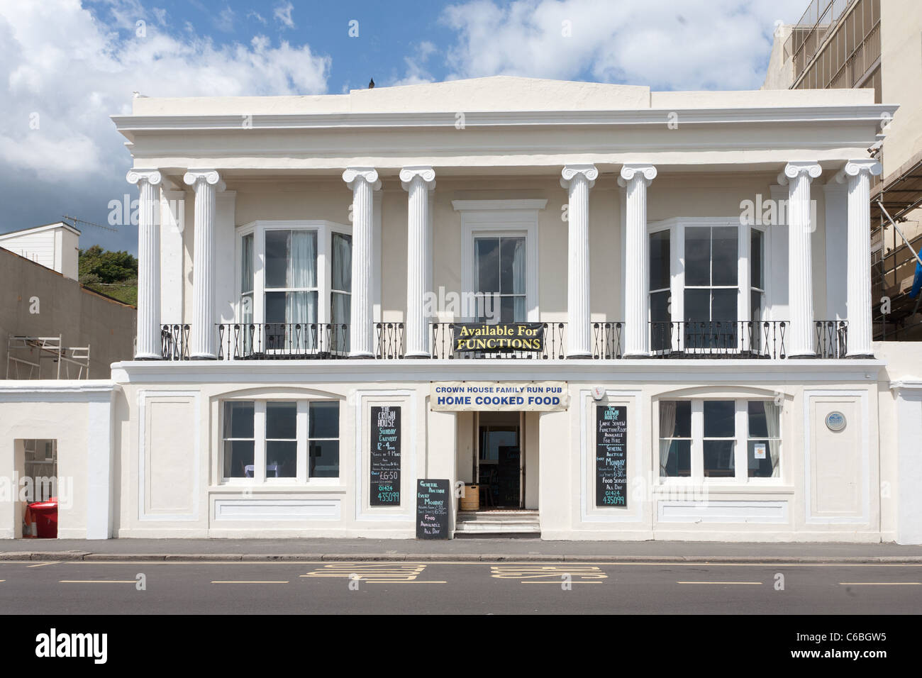 The Crown House, St Leonard's on Sea, East Sussex, England, UK Stock ...