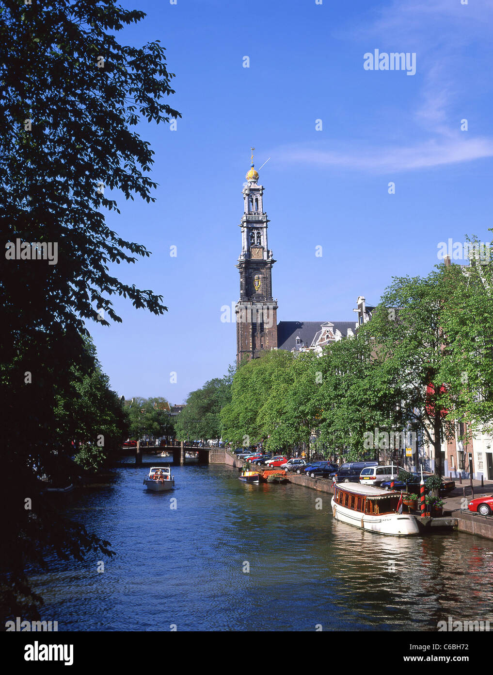 Canal scene, Amsterdam, Noord Holland, Netherlands Stock Photo - Alamy
