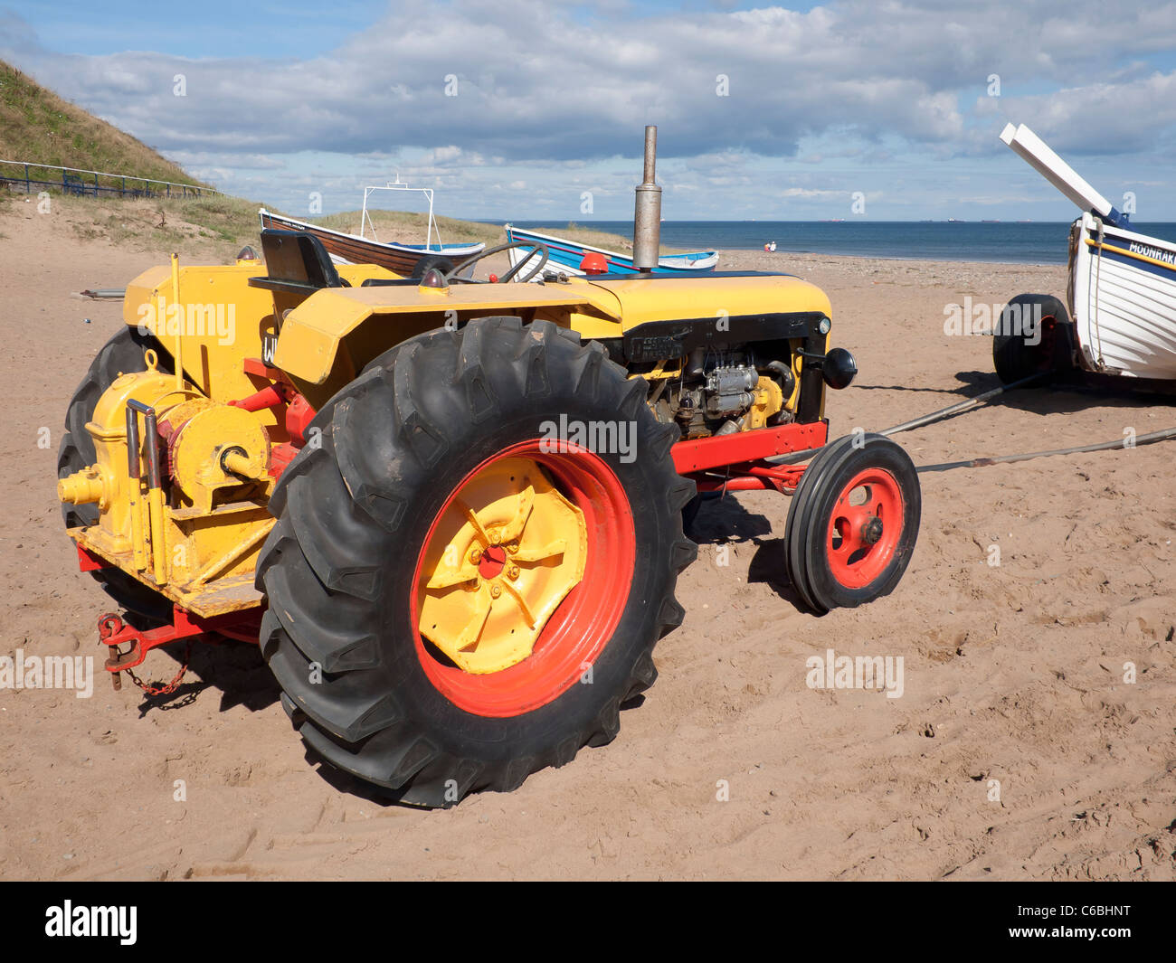 Tractor for launching boats hi-res stock photography and images - Alamy