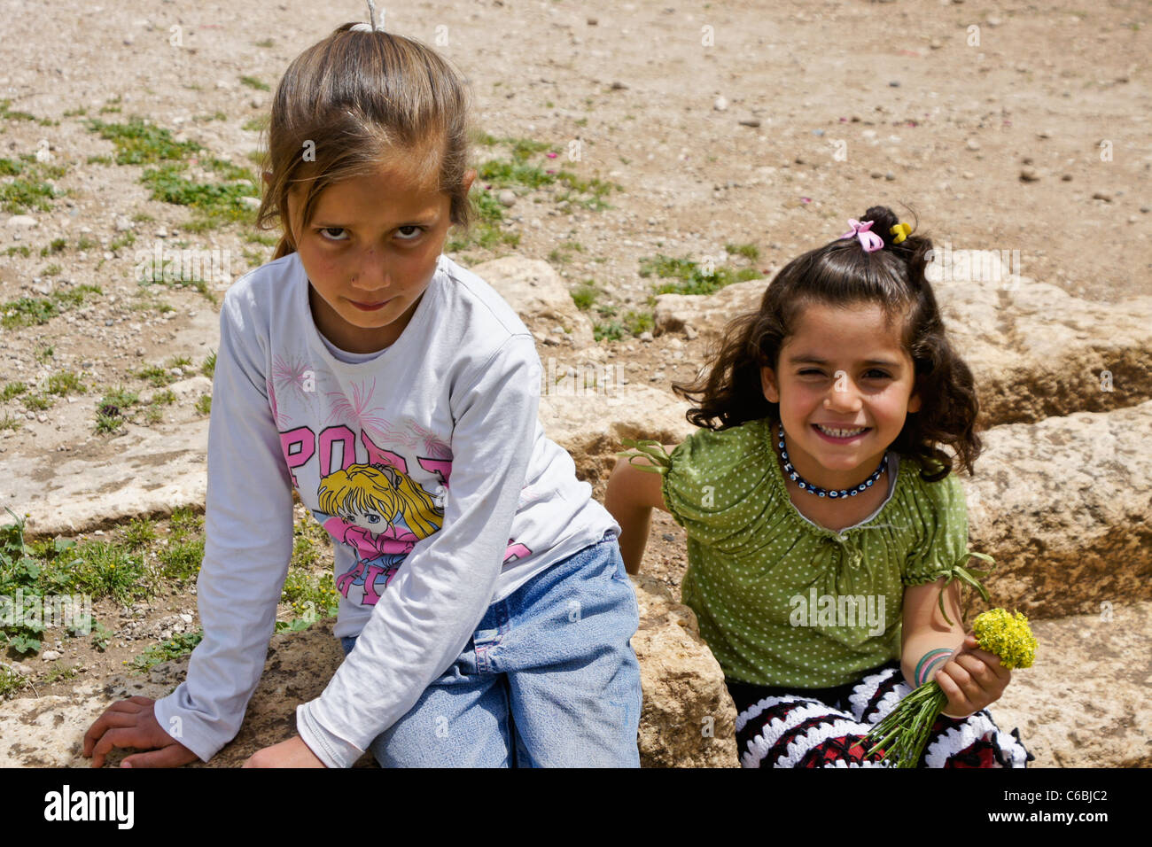 Young girls of Oguz, Eastern Anatolia, Turkey Stock Photo - Alamy
