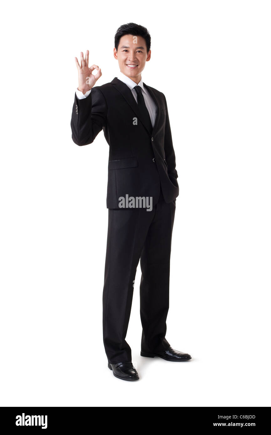 Doing the ok sign Cut Out Stock Images & Pictures - Alamy