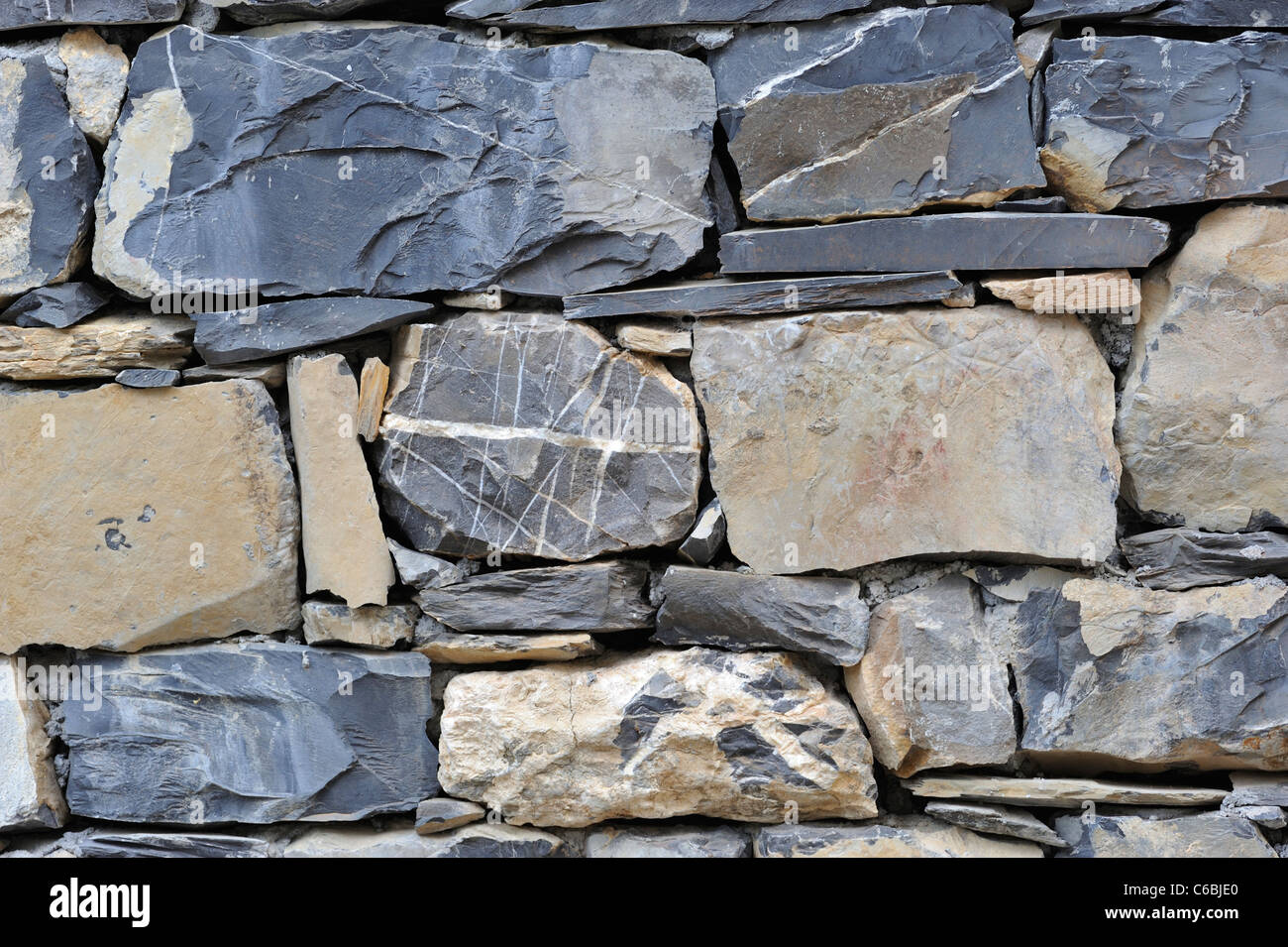 A stonewall in Rezzo Liguria northwest Italy on the road from Imperia ...