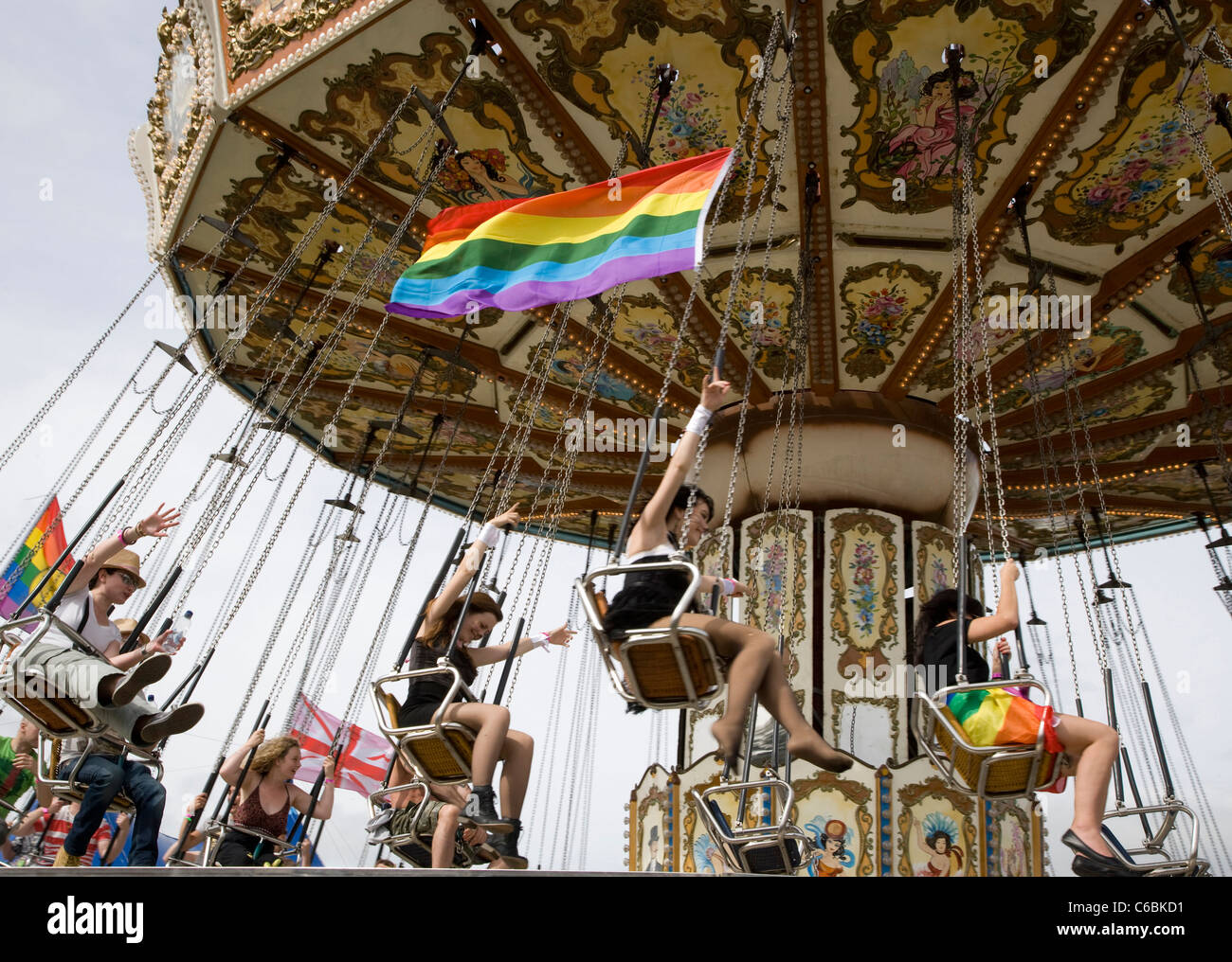 Fun Fair Ride Stock Photo - Alamy