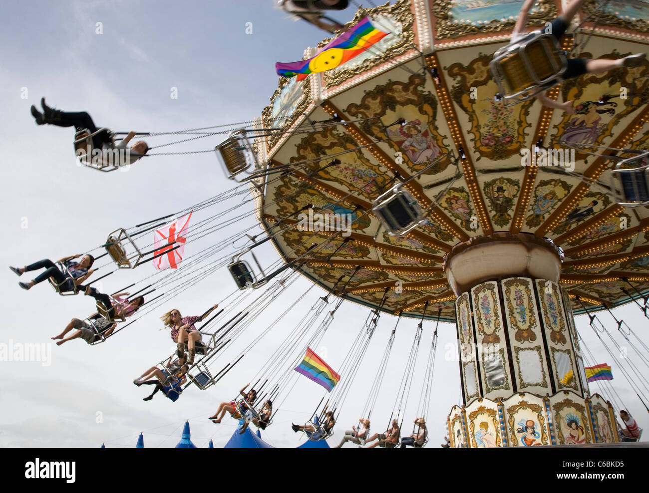Fun Fair Ride Stock Photo - Alamy
