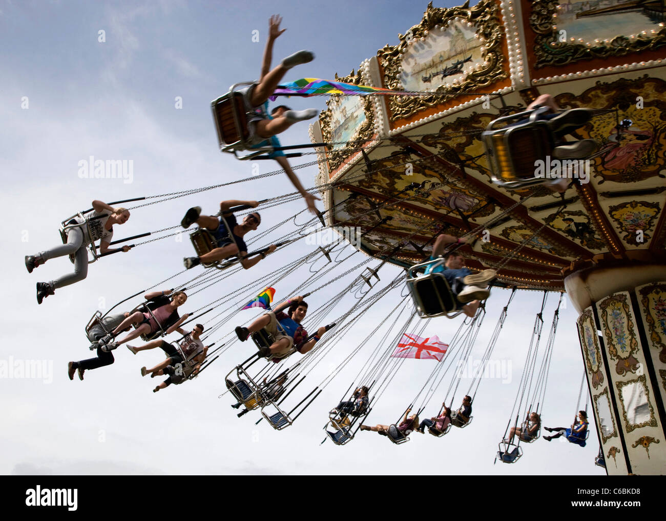 Fun Fair Ride Stock Photo - Alamy