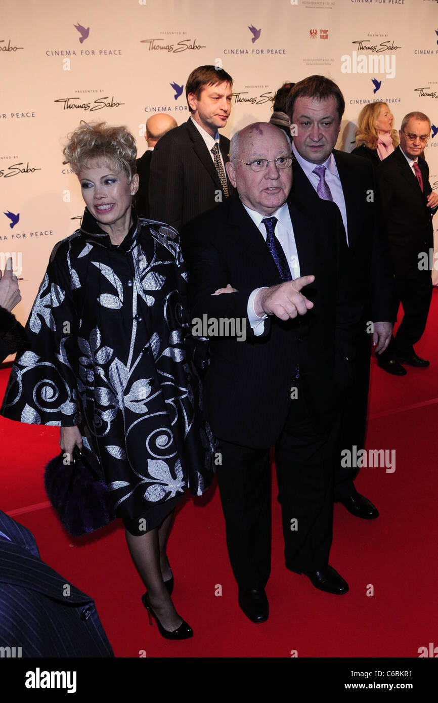 Mikhail Gorbachev and daughter Irina at the 'Cinema For Peace' gala at ...