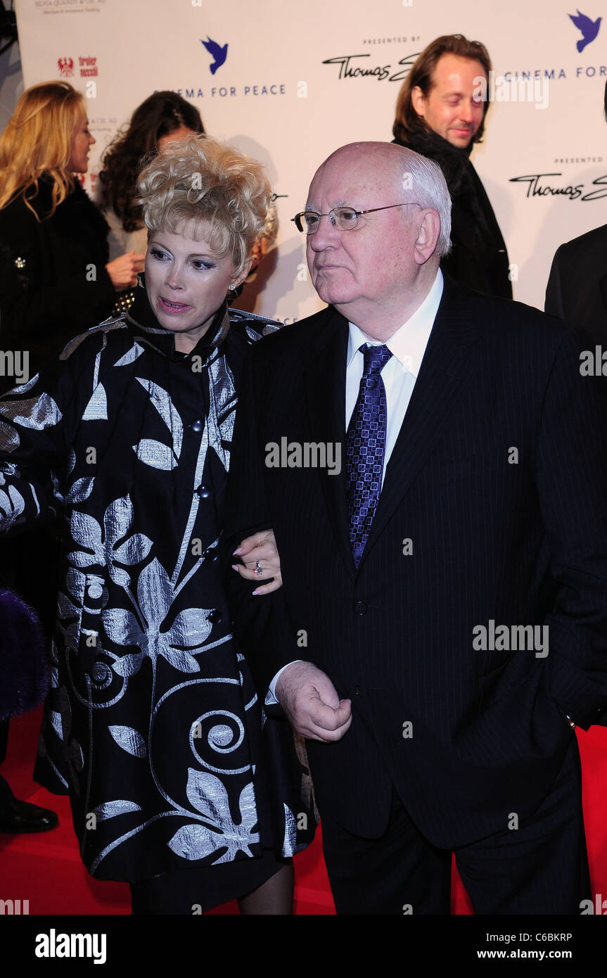 Mikhail Gorbachev and daughter Irina at the 'Cinema For Peace' gala at ...