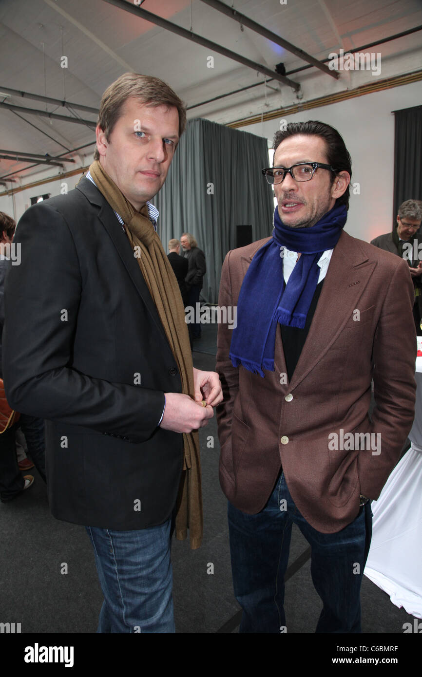 Guest, Oskar Roehler at the reception of Mitteldeutsche ...