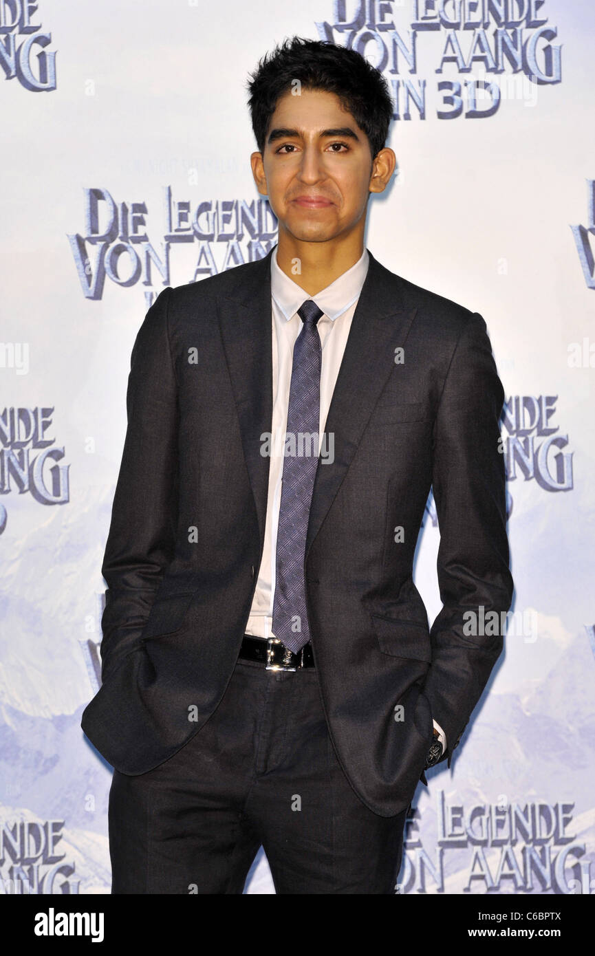 Dev Patel, at a photocall for the movie 'Die Legende von Aang' ('The ...