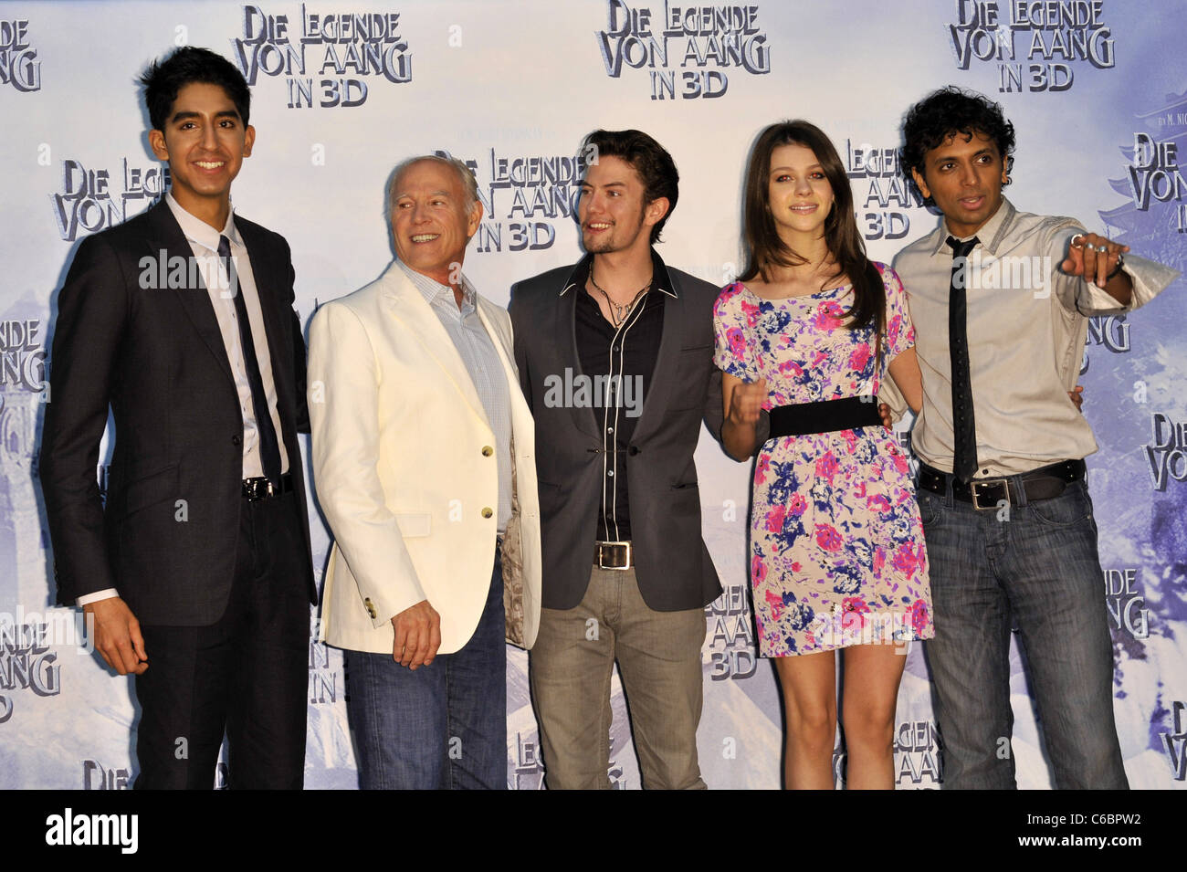 Dev Patel, Frank Marshall, Jackson Rathbone, Nicola Peltz, M.Night ... Dev Patel, Frank Marshall, Jackson Rathbone, Nicola Peltz, M.Night ...