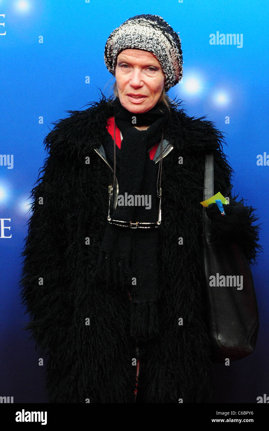 Veruschka von Lehndorff at the premiere of "Unsere Ozeane" at Kino in ...
