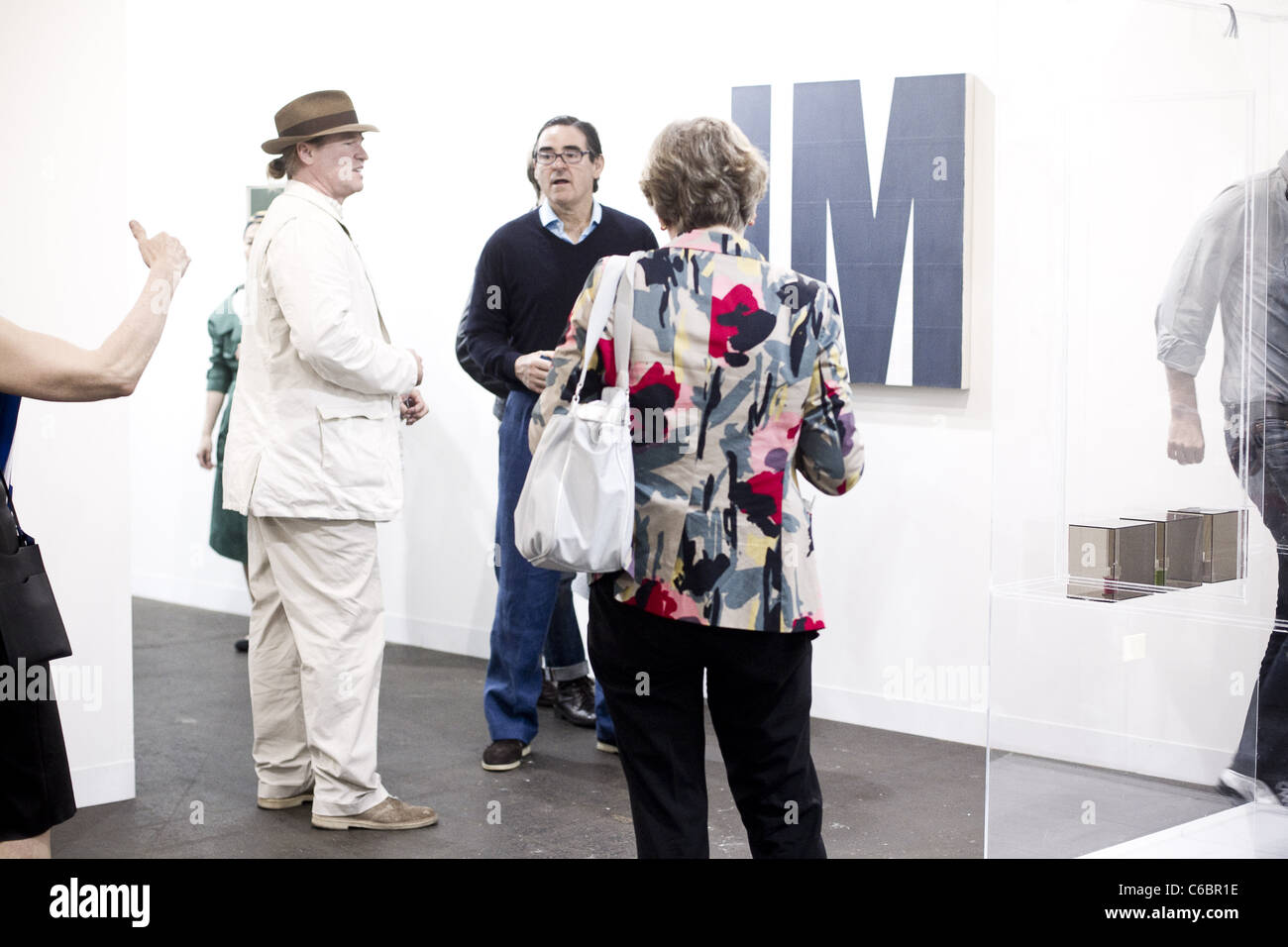 Val Kilmer at Art Basel, international art show for modern and ...