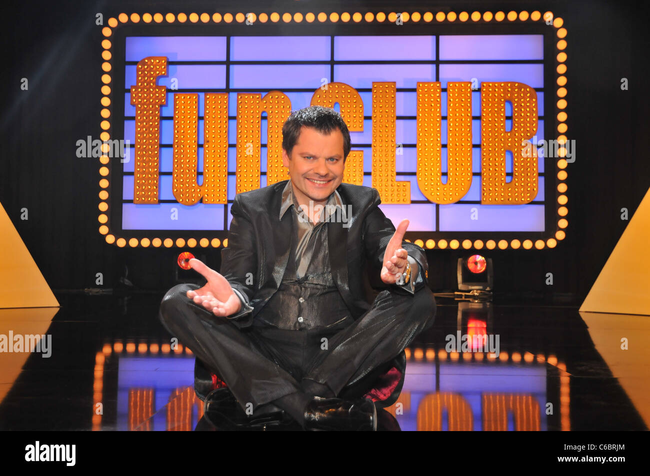Ingo Appelt promoting his RTL2 TV show "Comedystars live" at a ...