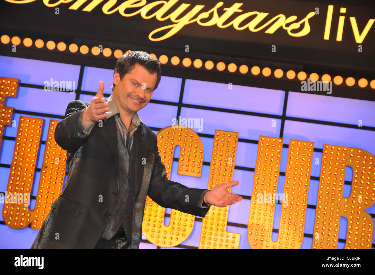 Ingo Appelt promoting his RTL2 TV show "Comedystars live" at a ...