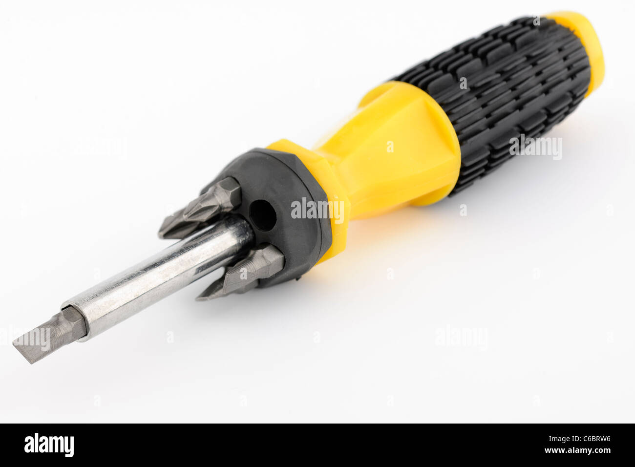 Multi attachment screwdriver Stock Photo - Alamy