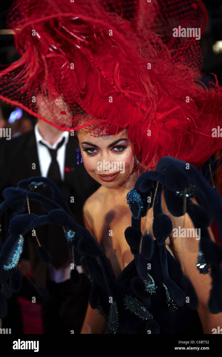 Aura Dione at the Life Ball 2010 at Vienna City Hall. Vienna, Austria ...