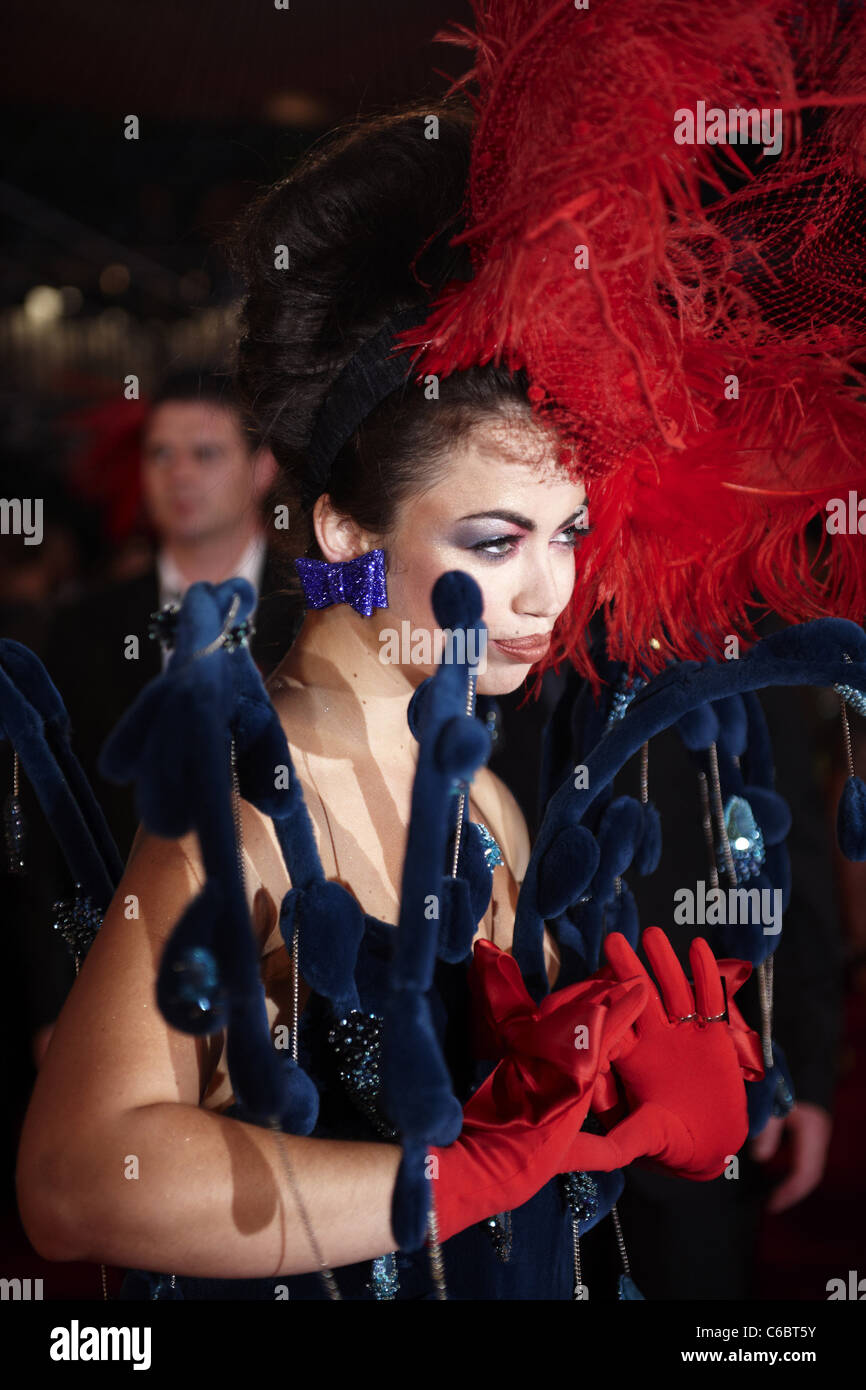Aura Dione at the Life Ball 2010 at Vienna City Hall. Vienna, Austria ...