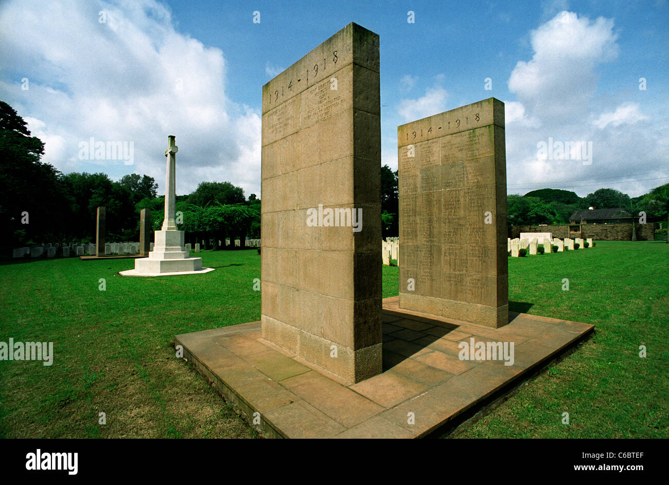 Kirkee or Khadki Cemetery at Poona ( Pune ) on a plateau above Bombay ...
