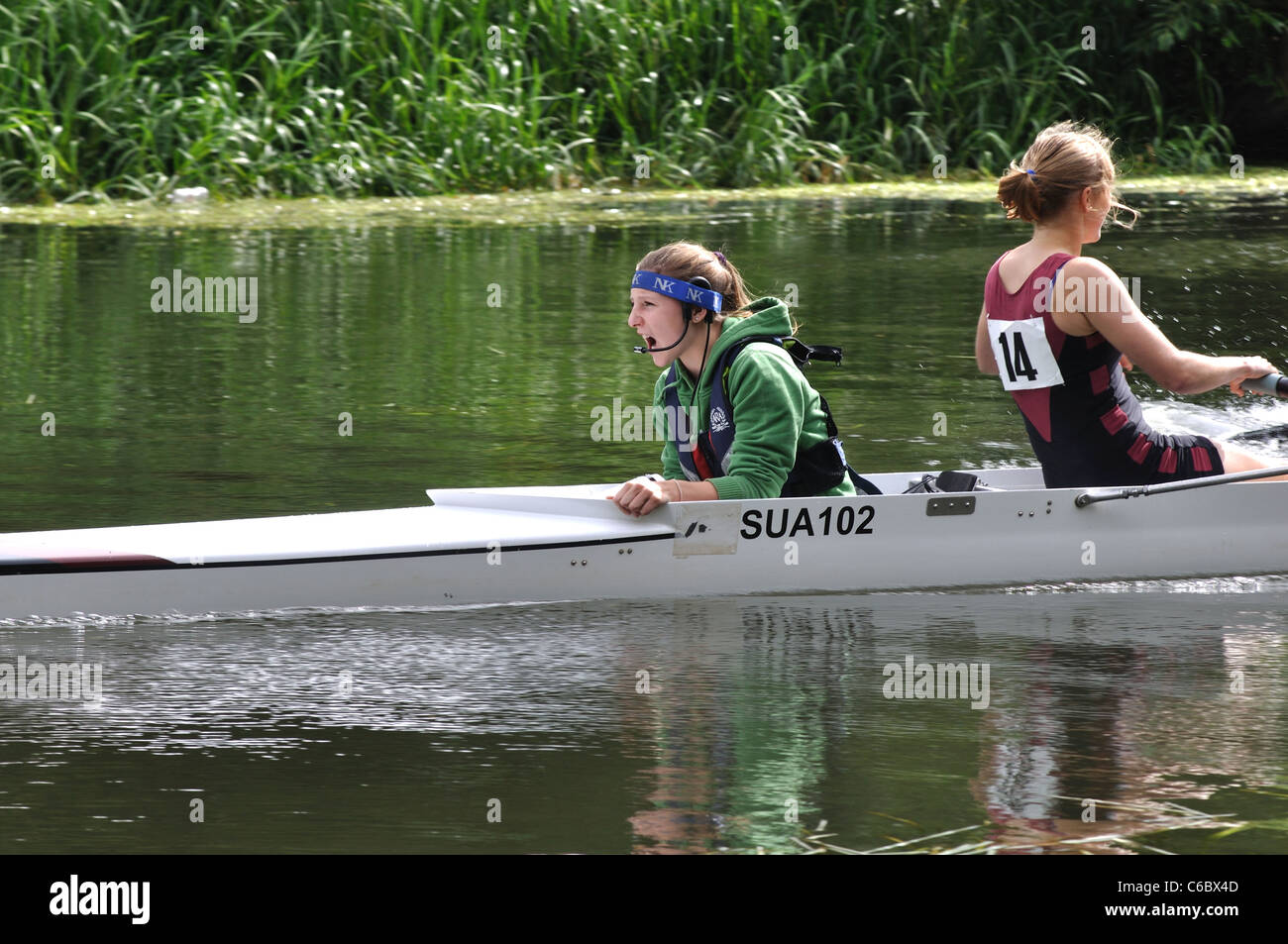 Female cox boat hi-res stock photography and images - Alamy