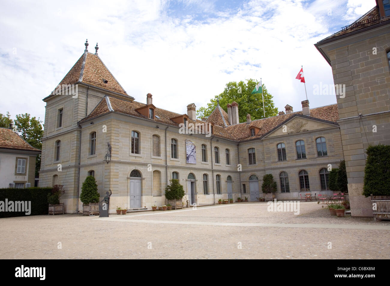 Chateau Prangins in Switzerland Stock Photo - Alamy