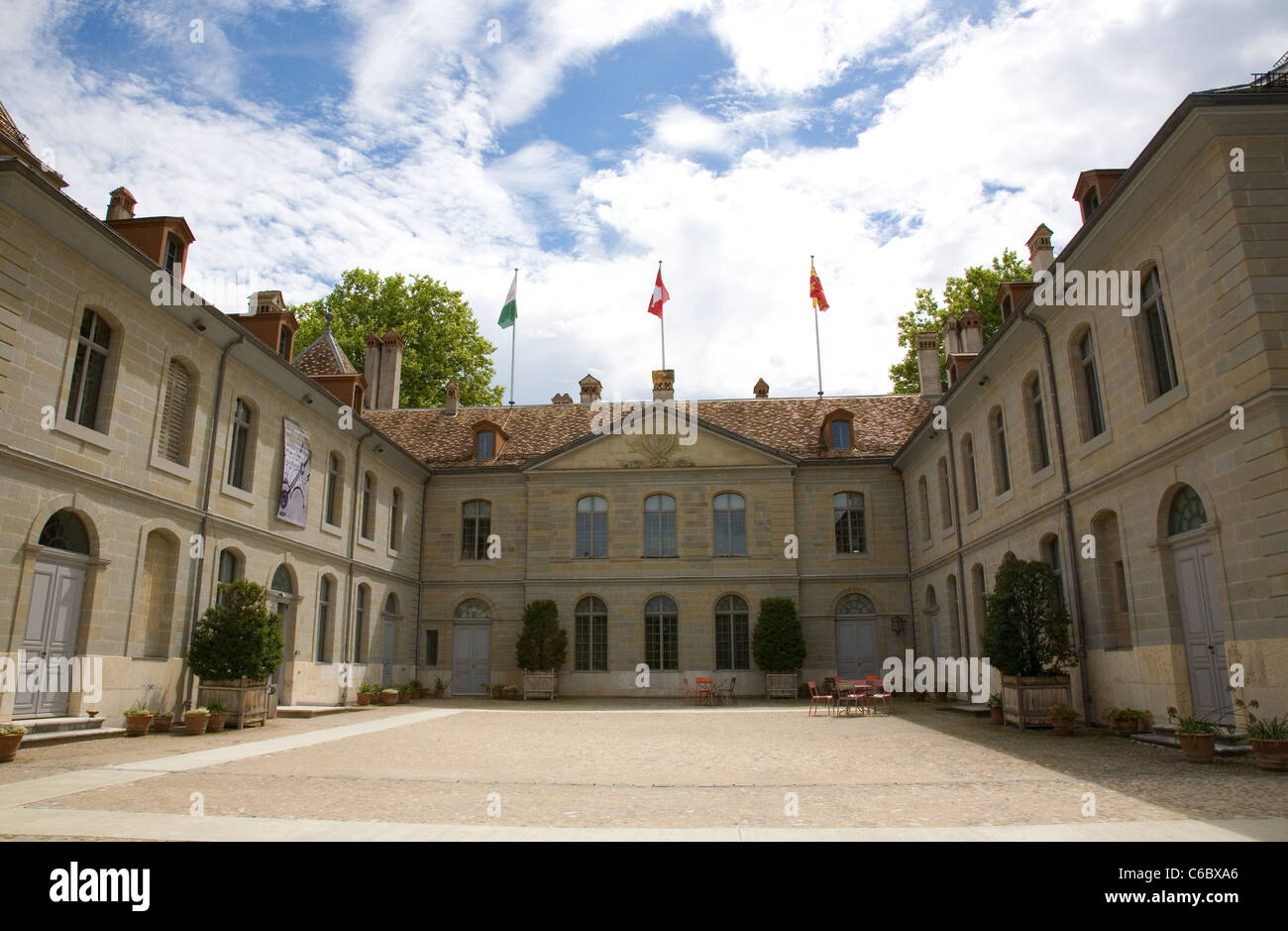 Chateau Prangins in Switzerland Stock Photo - Alamy