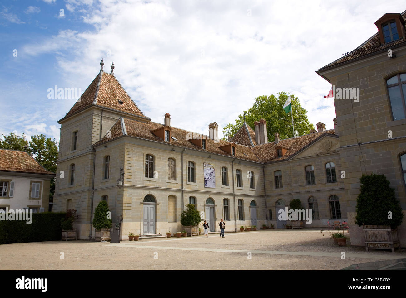 Chateau Prangins in Switzerland Stock Photo - Alamy