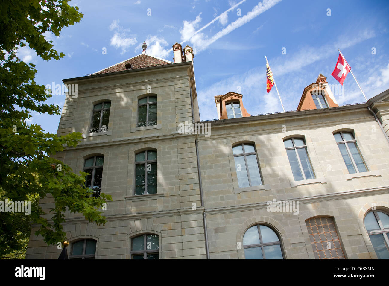 Chateau Prangins in Switzerland Stock Photo - Alamy