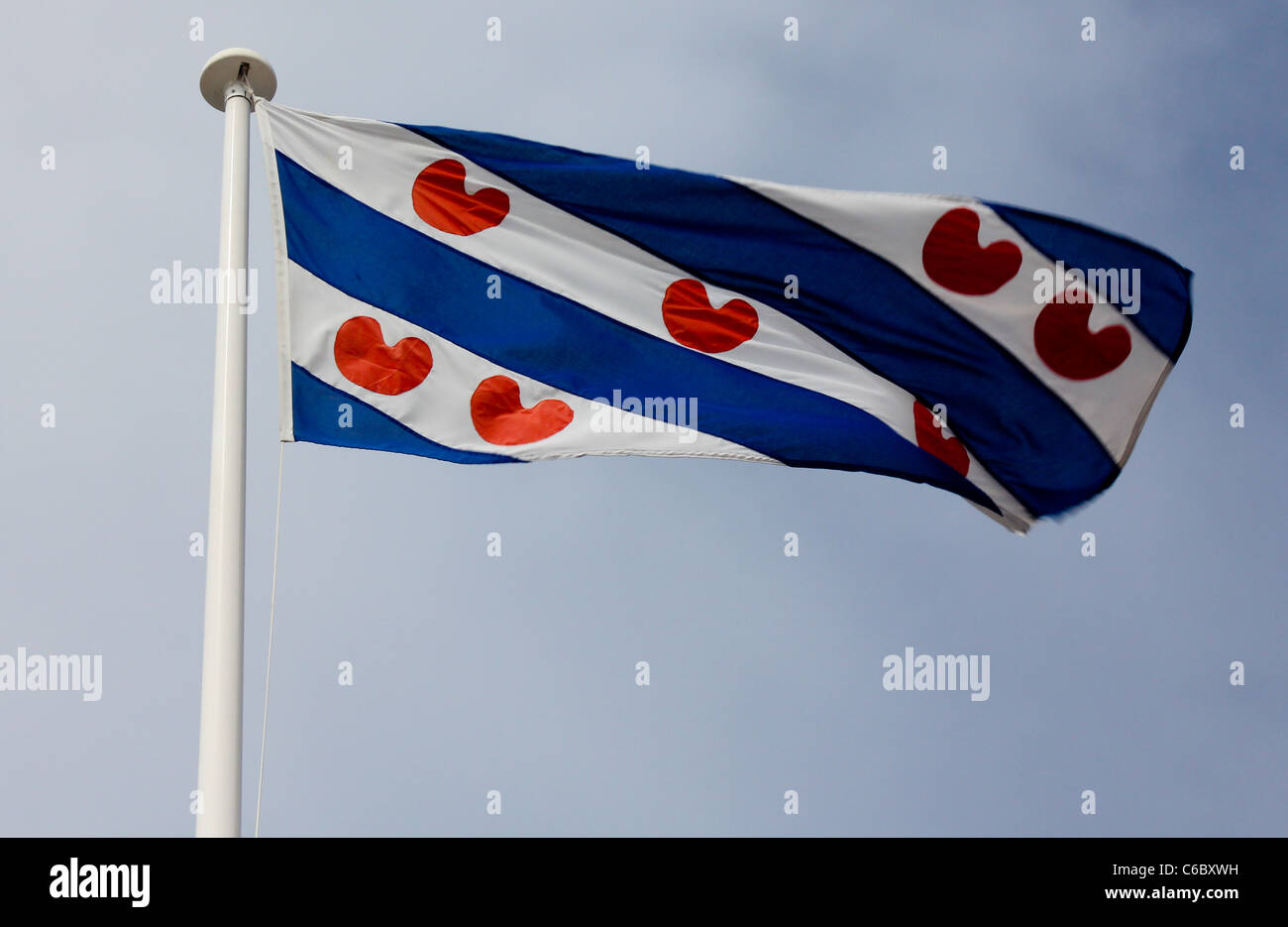 Flag of friesland hi-res stock photography and images - Alamy
