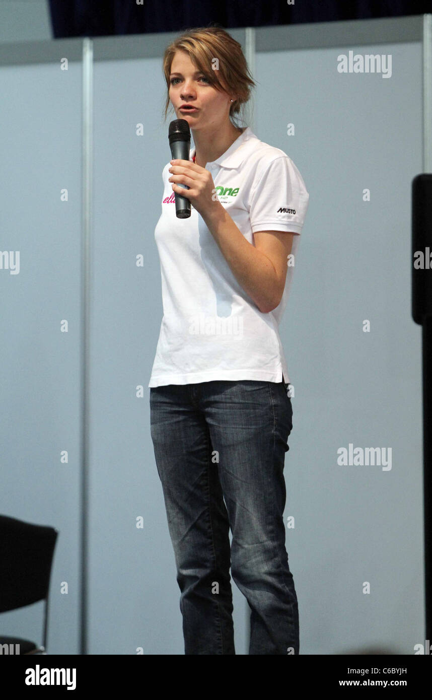 Jessica Watson promotes her book "True Spirit" at the Sydney ...