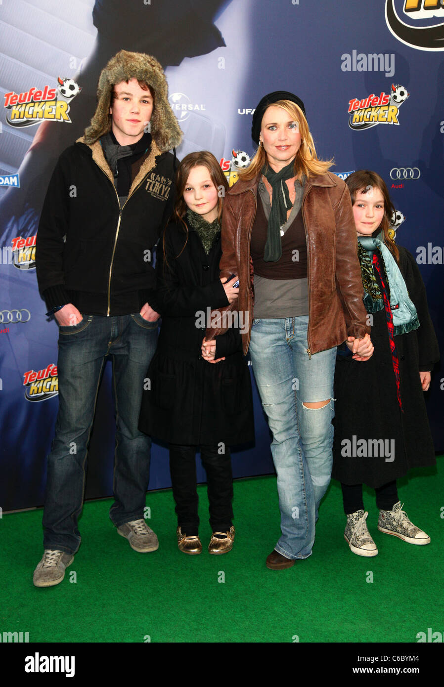 Tina Ruland at the world premiere of "Teufelskicker" at Cinedom movie ...